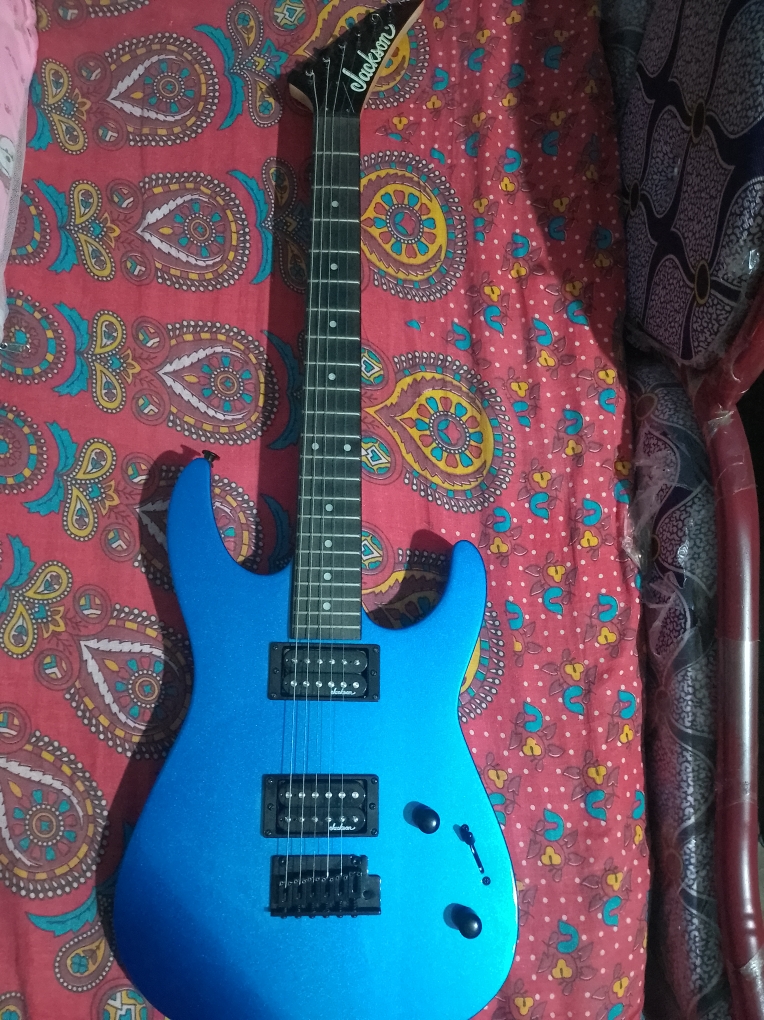 Buy Used 'Jackson Js11 Electric Guitar With Guitar Cable And Cover ...