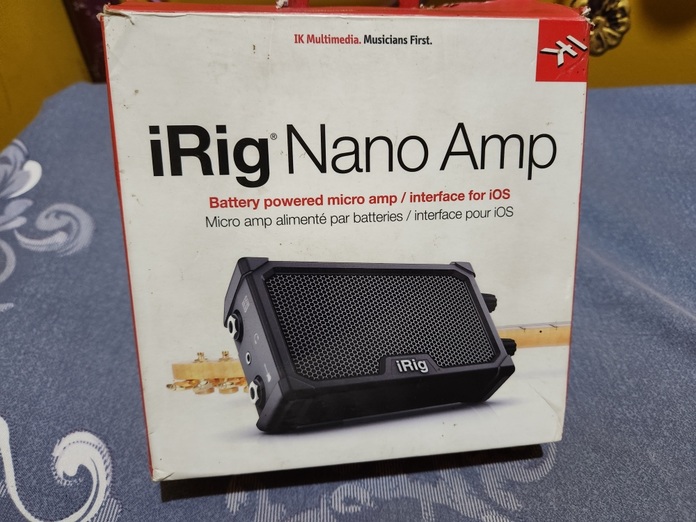 Buy Used 'IK Multimedia iRig Nano Portable Battery Powered Mini ...